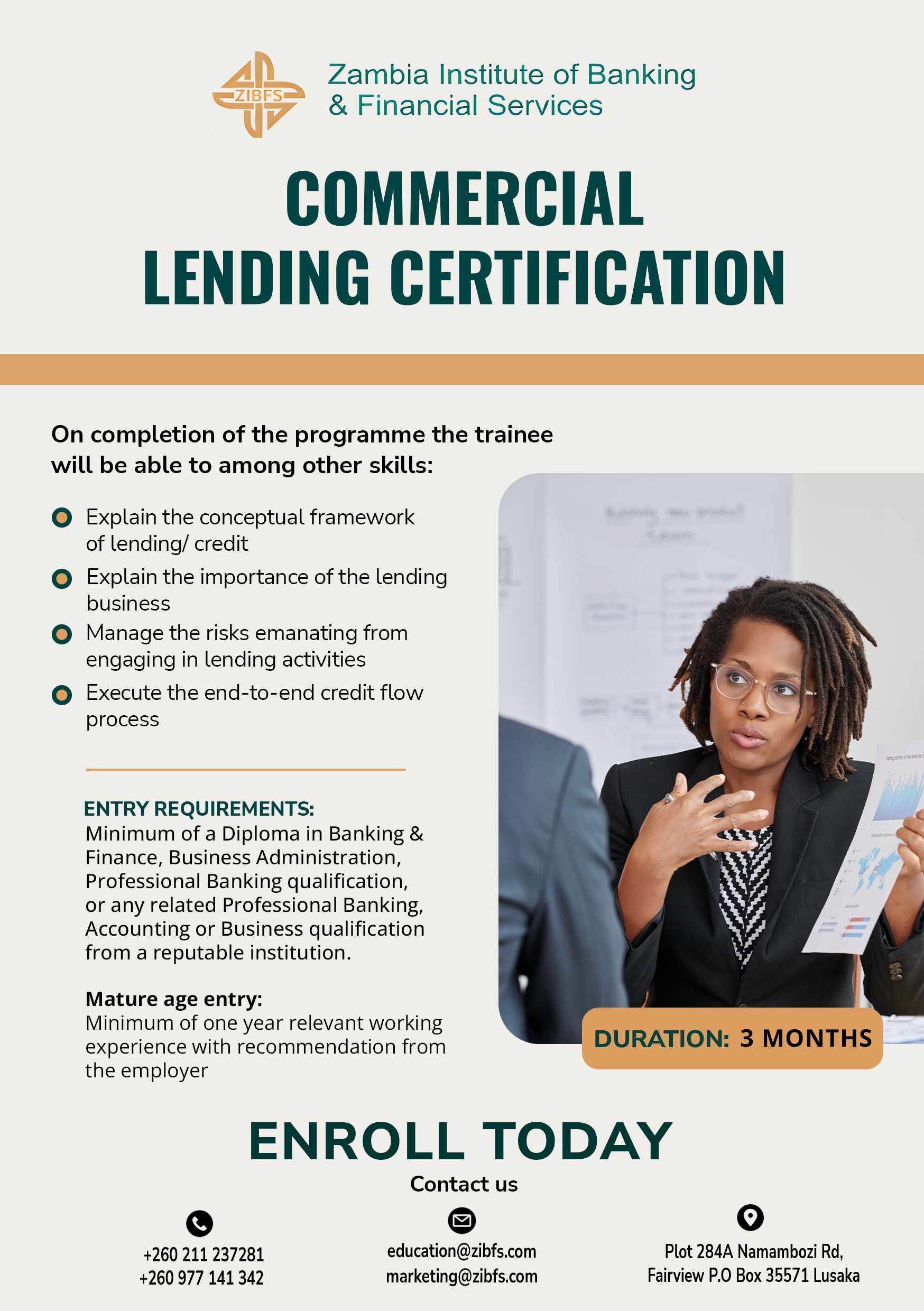 ENROLL ON THE COMMERCIAL LENDING CERTIFICATION PROGRAMME & OPTIMIZE YOUR LENDING DECISIONS ...