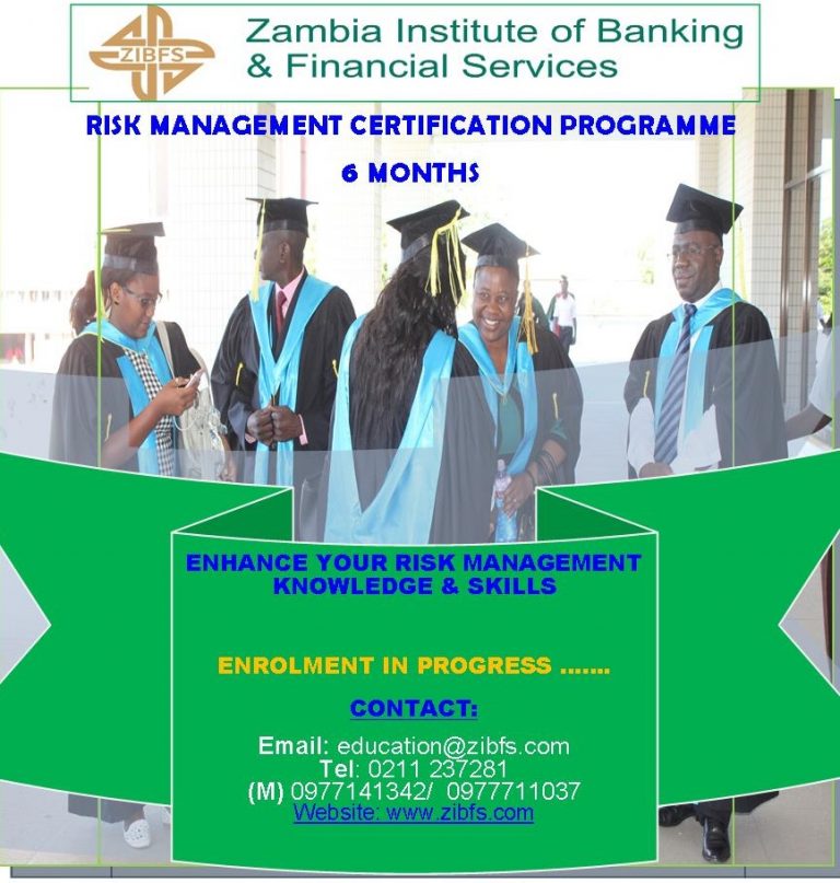 SPECIALISED RISK MANAGEMENT CERTIFICATION PROGRAMME – 6 MONTHS (Enrol ...