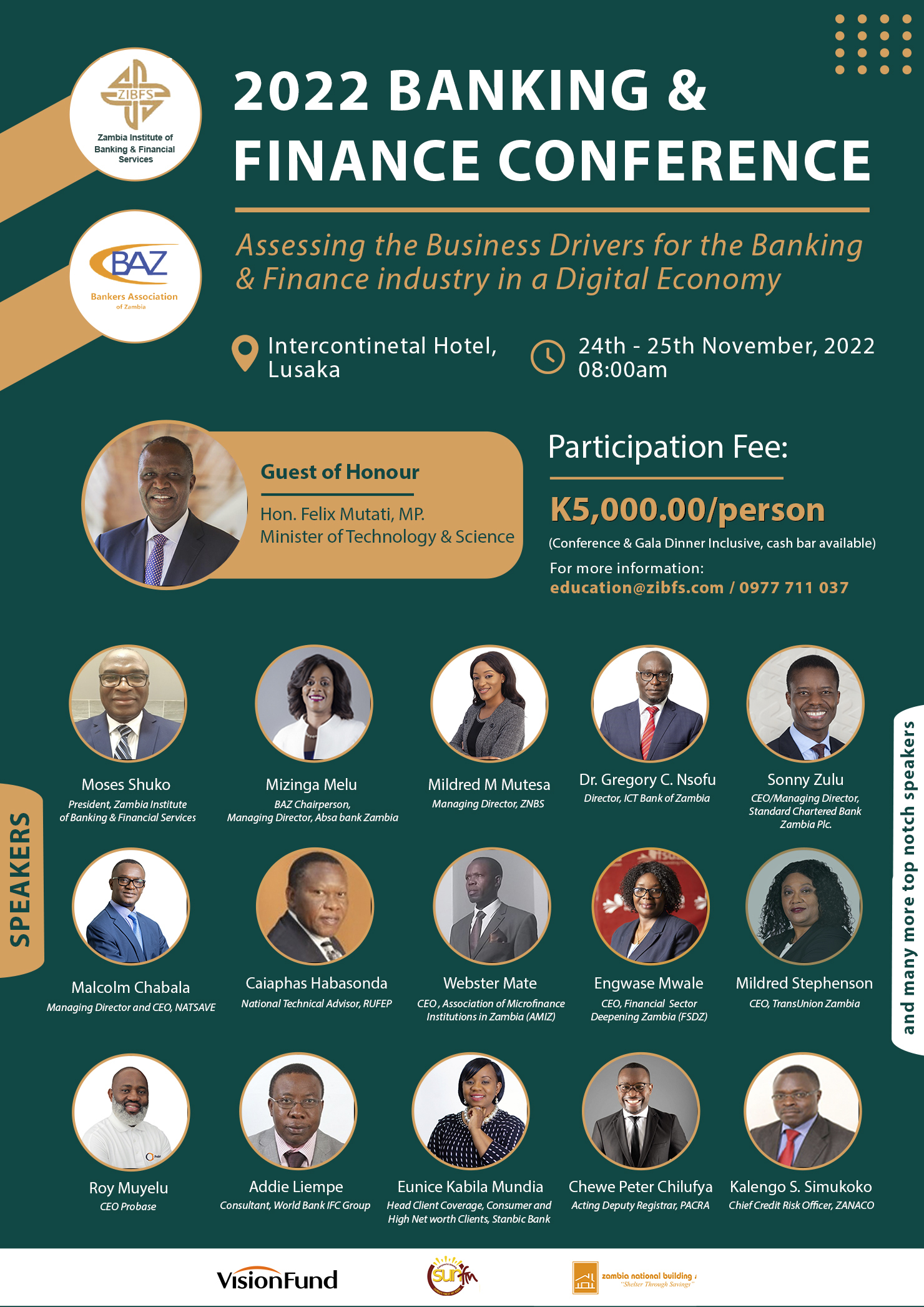 MEET TOP-NOTCH SPEAKERS AT THE 2022 BANKING & FINANCE CONFERENCE: 24TH ...