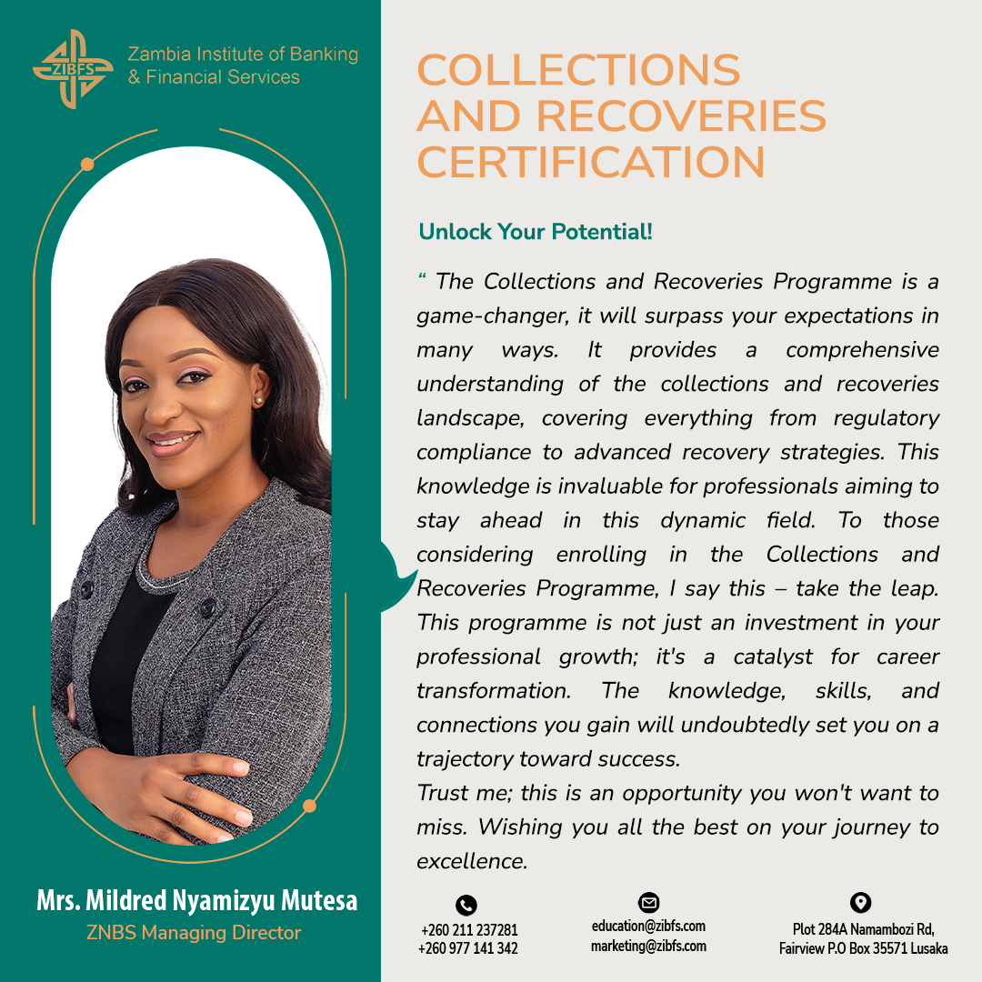 COLLECTIONS AND RECOVERIES CERTIFICATION PROGRAMME – ENROLLMENT IN ...